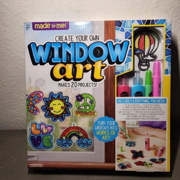 Toys | New Suncatchers Window Art Craft Kit Stained Glass Sun Catchers ...